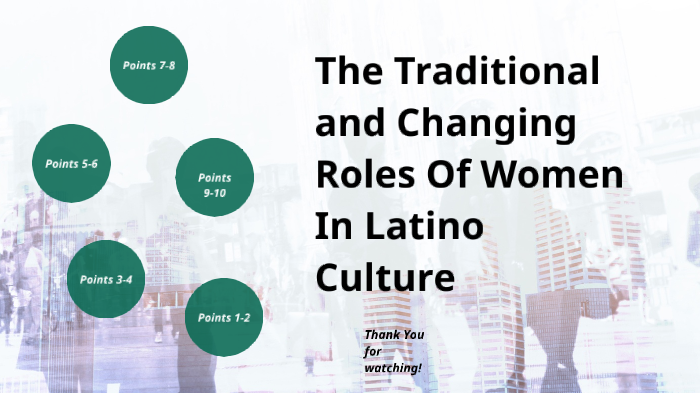The Traditional and Changing Roles Of Women In Latino Culture by conner ...