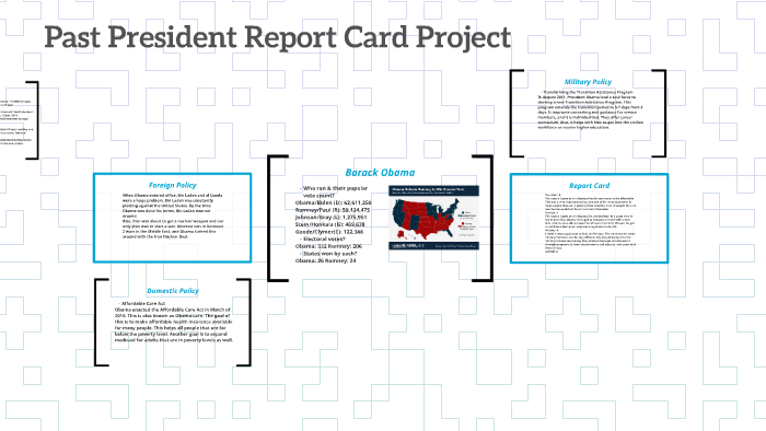 Past President Report Card Project by Maddie Noles on Prezi