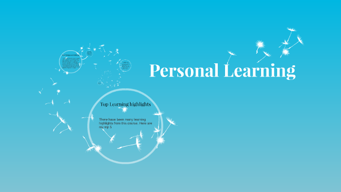 Perssonal Learning by Melanie Mimee-Nugnet on Prezi