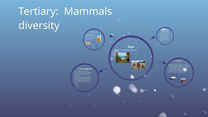 Tertiary: Mammals diversity by Nykiah Hunter on Prezi