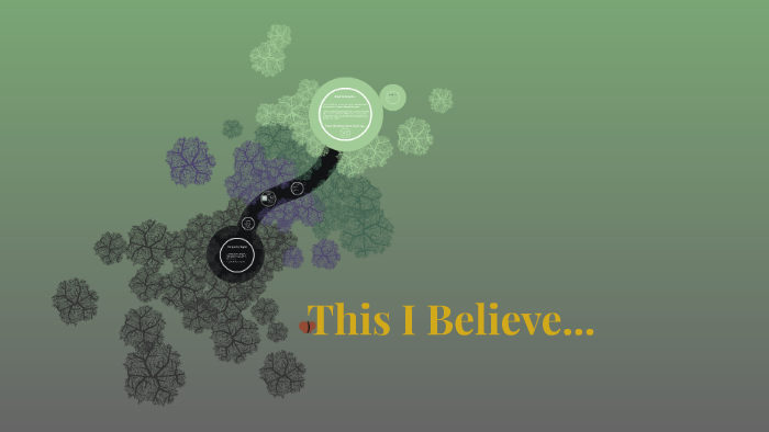 This I Believe... by Angie Buckingham