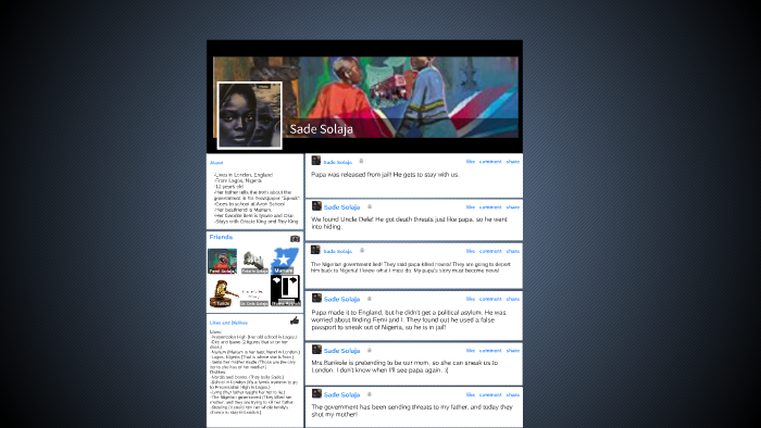 Sade Solaja by Tahsin Khan on Prezi