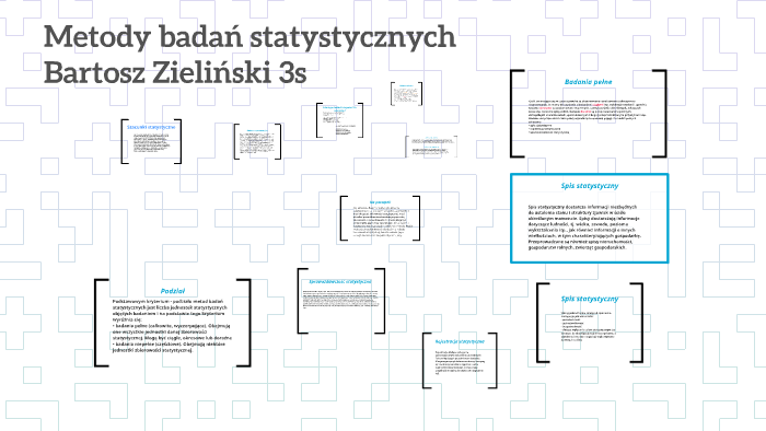 Metody badań statystycznych by Bartek Zieliński on Prezi