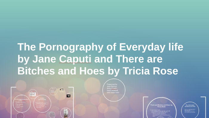 The Pornography of Everyday life by Jane Caputi and There ar by sean ...