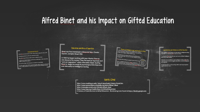 Alfred Binet and his Impact on Gifted Education by Meaghan Burton on Prezi