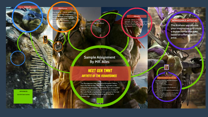 Artists of the Renaissance: Next Gen TMNT by Patrick Alles on Prezi