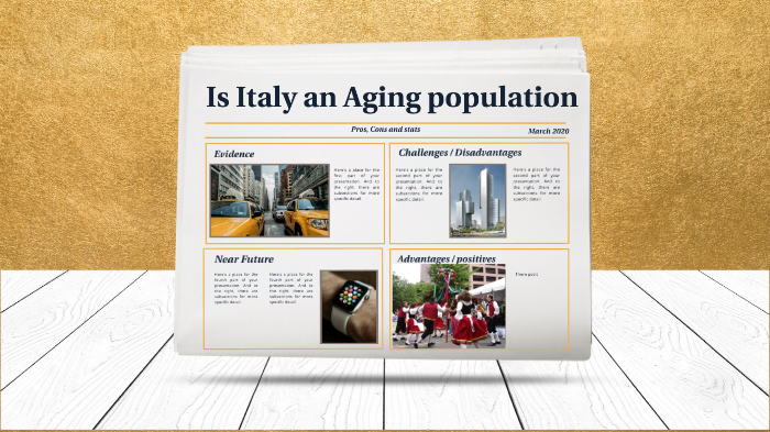 Aging population in Italy by Medha Misra on Prezi