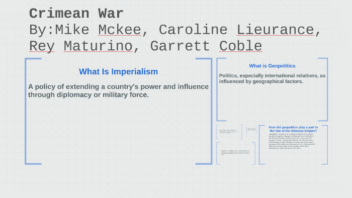 Crimean War by on Prezi