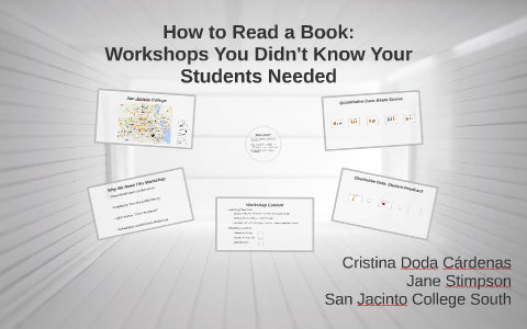 How to Read a Book: Workshops You Didn't Know Your Students Needed by ...