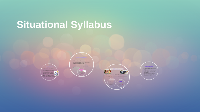 Situational Syllabus by Natasha Porras on Prezi