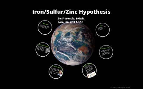 Iron/Sulfur/Zinc Hypothesis by Sylwia Zubek on Prezi