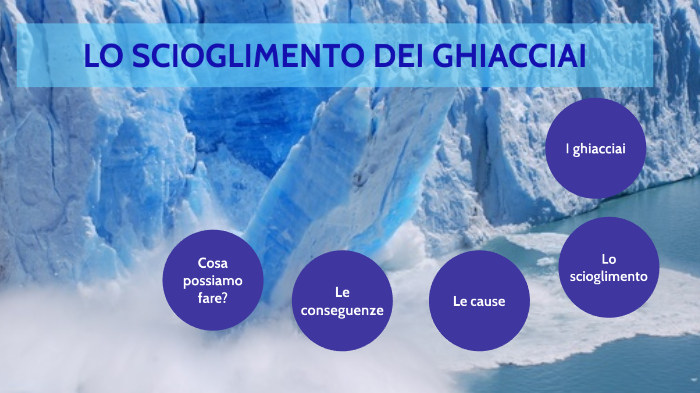 Lo scioglimento dei ghiacciai by Nicole Basile on Prezi