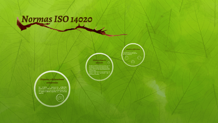 Normas ISO 14020 by samahel cordero on Prezi