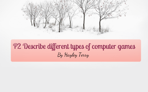 P2 Describe different types of computer game by Hayley Terry on Prezi