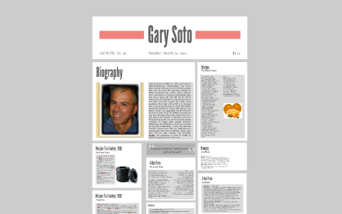 Gary Soto by Meagan Humphreys on Prezi