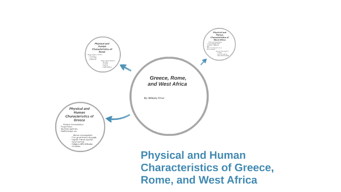 Physical and Human Characteristics of Greece, Rome, and West by ...