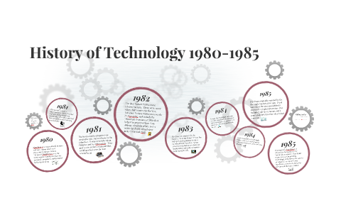History of Technology 1980-1985 by Anna Schappler