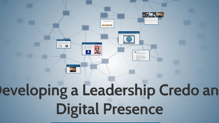 Developing a Leadership Credo and Digital Presence by Elizabeth Fogarty ...