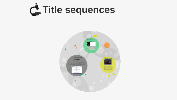 Title Sequence Research. by Lucy Rossiter on Prezi