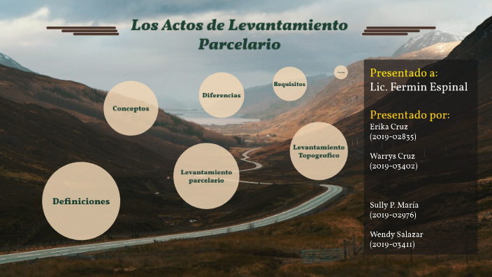 Los Actos de Levantamiento Parcelario by Erika Cruz on Prezi