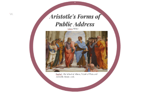 Project 1- Aristotle's Forms of Public Address by Ciana Miller on Prezi