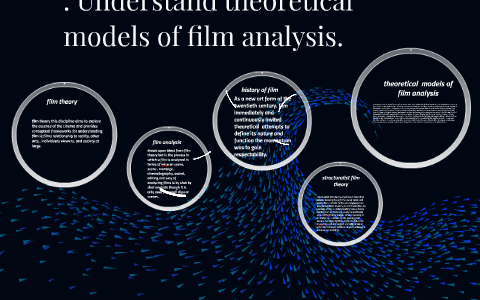 . Understand theoretical models of film analysis. by Mansour Bellow on ...