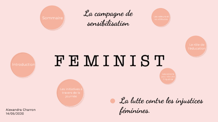 Le feminisme by Alexandra Charron on Prezi