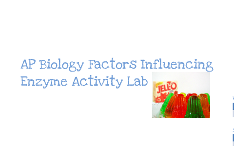 AP Biology Lab Factors Influencing Enzyme Activity by Hello Goodbye on ...