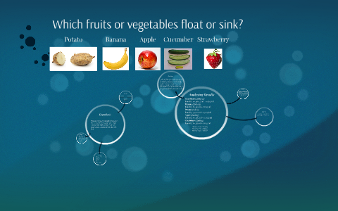 Which fruits or vegetables float or sink? by Victor Rex on Prezi