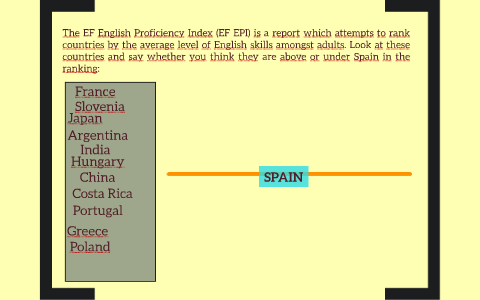 The EF English Proficiency Index (EF EPI) is a report which by Jaume ...