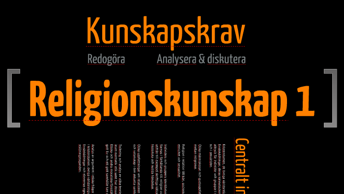 Religionskunskap 1 introduktion by Tobias Kristensson on Prezi