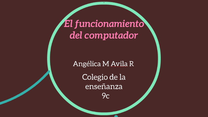 El funcionamiento del computador by Angelica Avila on Prezi
