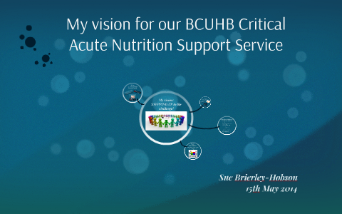 My vision for BCUHB Critical Acute Dietetic Service by Sue Brierley ...