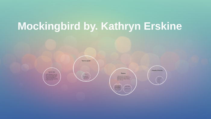 Mockingbird by. Kathryn Erskine by Raven Stewart on Prezi