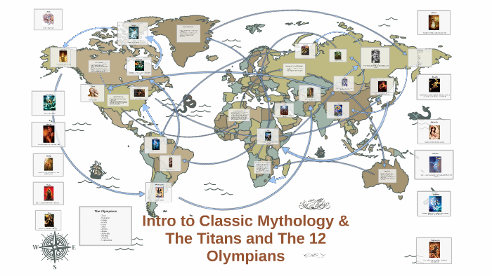 Intro to Classic Mythology & The Titans and The 12 Olympians by Hailey ...