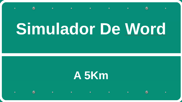 Simulador De Word by Santos Mendoza Perez on Prezi