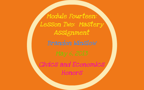 Module Fourteen: Lesson Two: Mastery Assignment by Brandon Winslow on Prezi