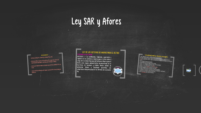 Ley Sar y Afores by MAESTRIA IMPUESTOS on Prezi Next