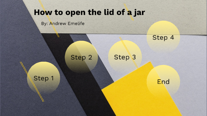 How to open the lid of a jar by Andrew Emelife on Prezi
