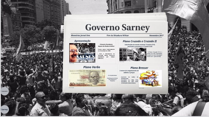 Governo José Sarney by on Prezi