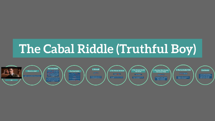 The Cabal Riddle (Truthful Boy) by Natalie Colbourne on Prezi