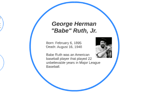 George Herman "Babe" Ruth, Jr. by Zach Seibert on Prezi