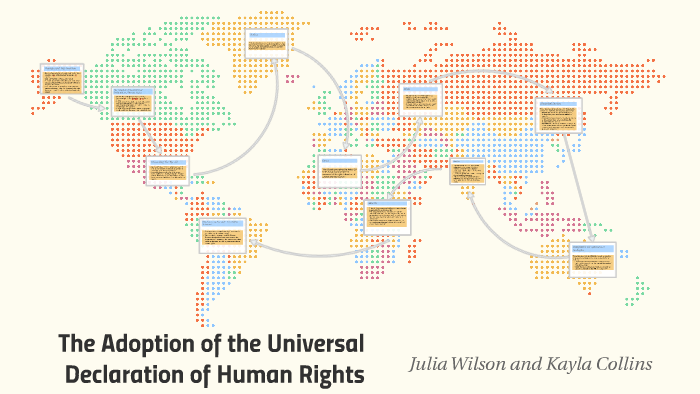 The Adoption of the Universal Declaration of Human Rights by Kayla ...