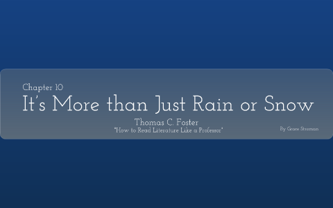 It's Never Just Rain or Snow by grace stroman on Prezi