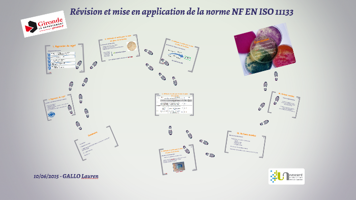 Révision et mise en application de la norme NF EN ISO 11133 by lauren ...