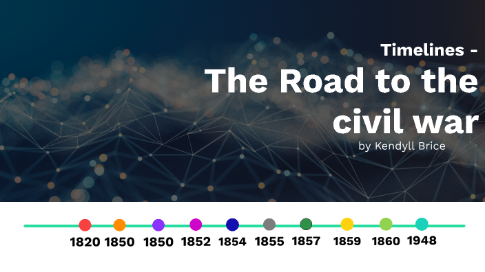 Road to the civil war timeline by Kendyll Brice on Prezi