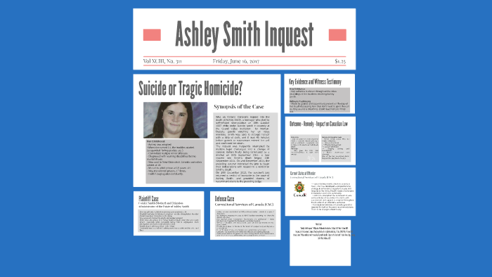 Ashley Smith Inquest by mallory pellow on Prezi