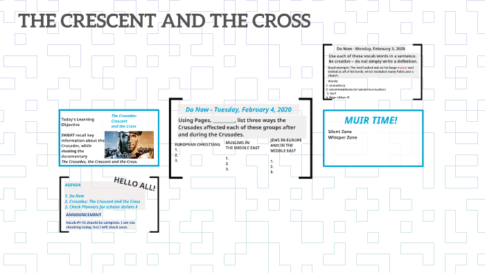 Day 9: Crusades, Crescent and the Cross by Amelia Cheatum