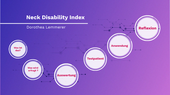 Neck Disability Index by Dorothea Lemmerer on Prezi