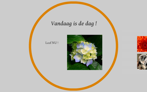 Vandaag is de dag ! by Gerda Cools on Prezi